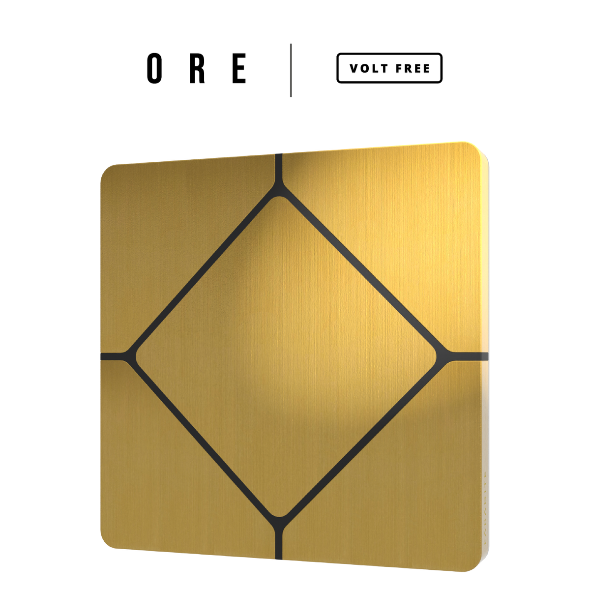 TAP-5 ORE BRUSHED BRASS - VOLT FREE (DRY CONTACT) — Faradite-US